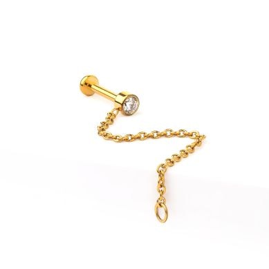 Labret Jewelry - Small with Flat Back for Comfortable Fit