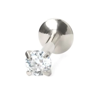 Labret Jewelry - Small with Flat Back for Comfortable Fit