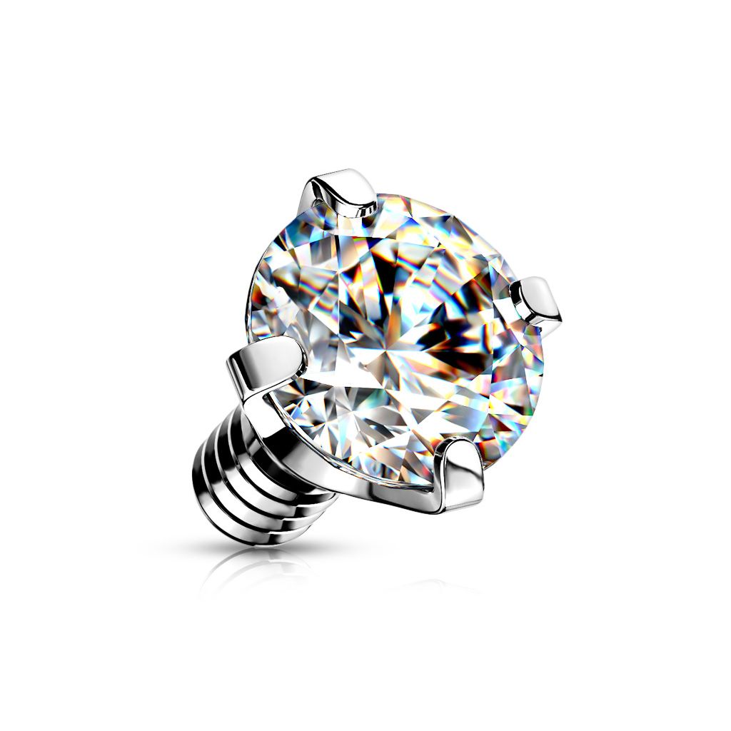 Beautiful dermal top in your choice of stone color and size